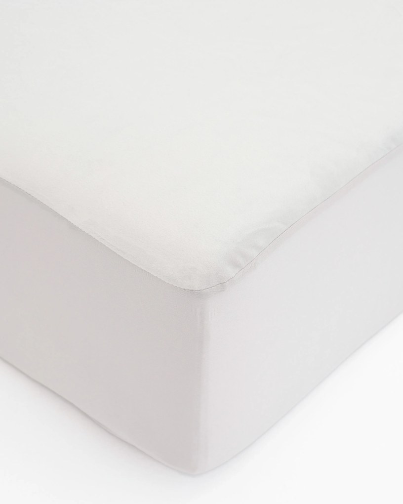 Nepropustné prostěradlo mikroplyš 60 × 120 cm - světle šedé