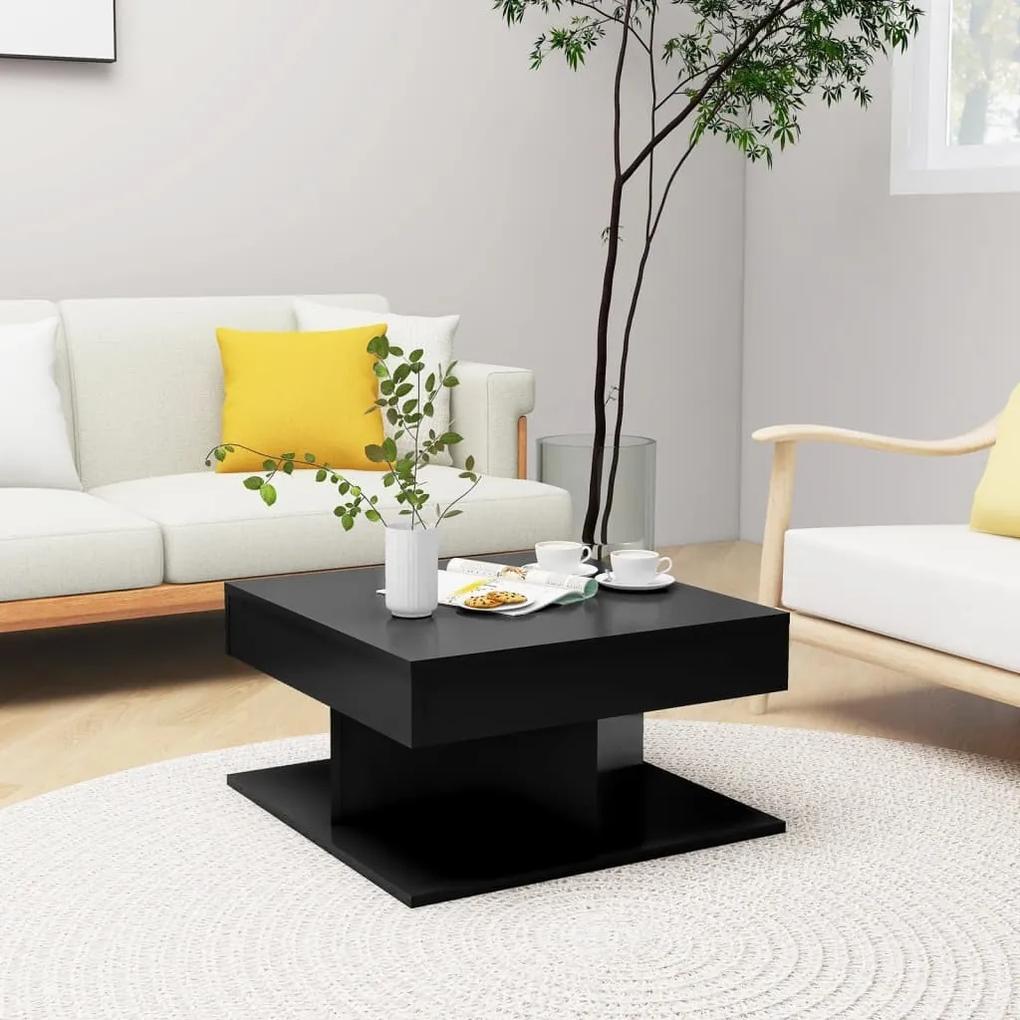 vidaXL Konferenční stolek 57 x 57 x 30 cm dřevotříska [808369] Barva: hnědý dub