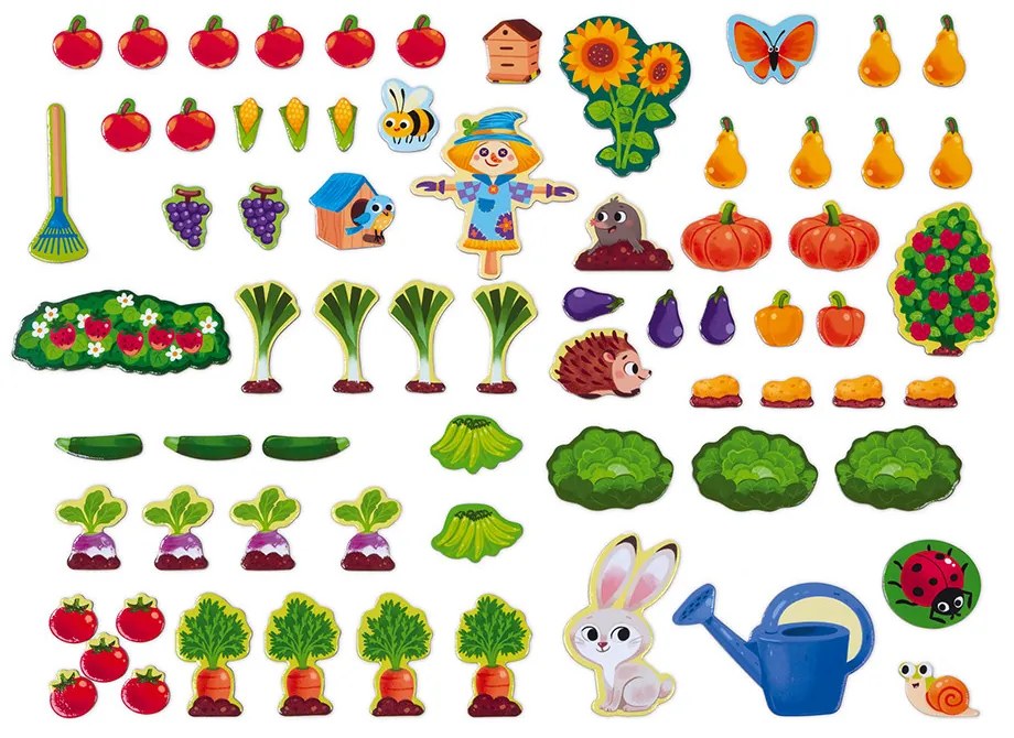 Magnetická skládačka - Moje zahrada