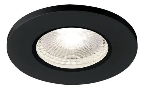 LA 1001017 KAMUELA protipožární ochrana svítidlo k zabudování do stropu LED 4000K černé 38° stmívatelné IP65 - BIG WHITE (SLV)