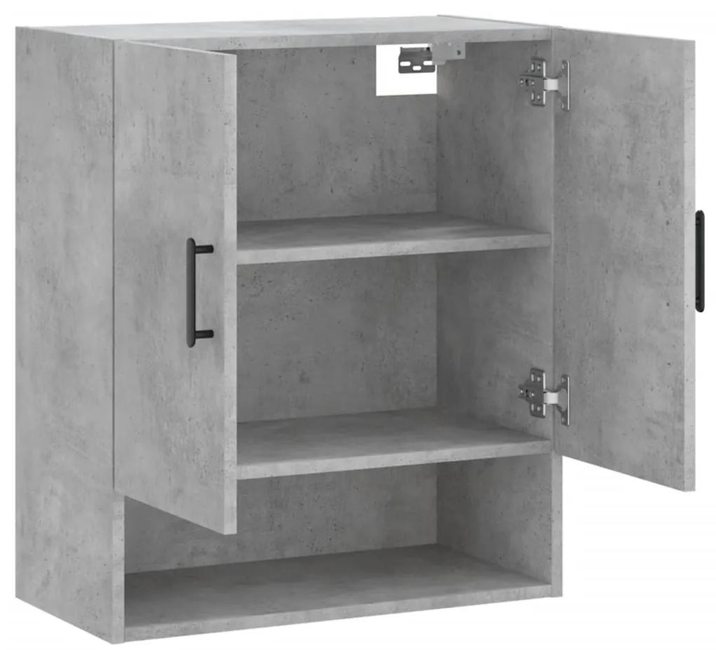 Nástěnná skříňka betonově šedá 60 x 31 x 70 cm kompozitní dřevo