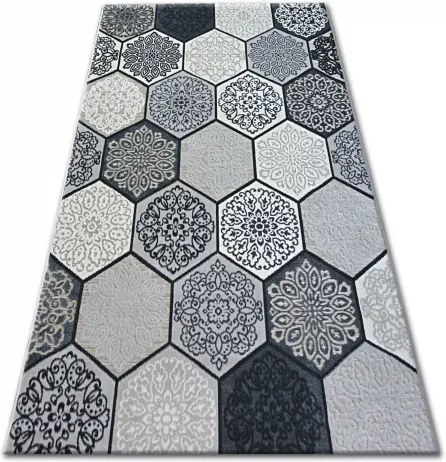 Makro Abra  Kusový koberec LISBOA 27212/356 Šedý 200 x 290