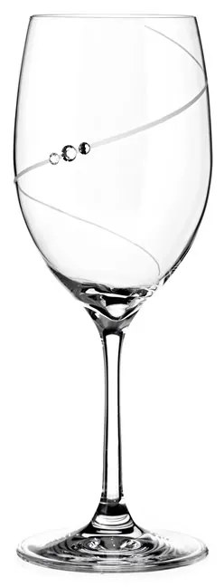 Diamante sklenice na červené víno Silhouette City s krystaly Swarovski 6KS 350ml