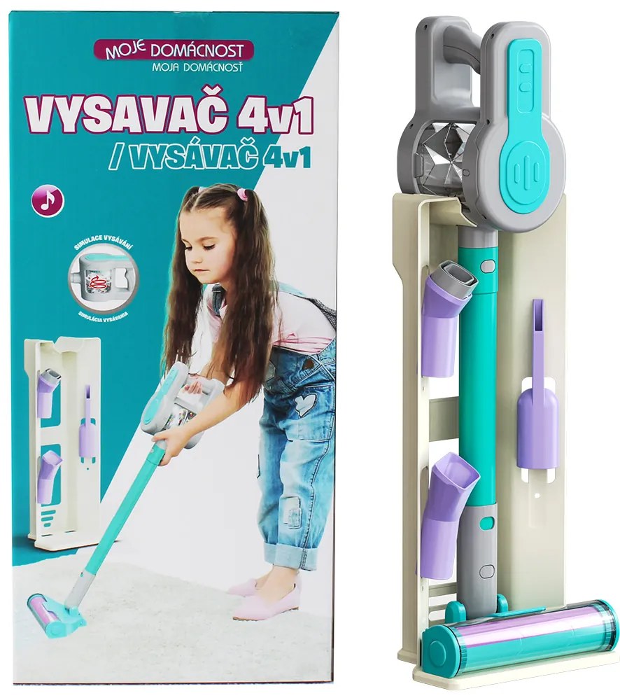 MOJE DOMÁCNOST - Elektrický tyčový vysavač na baterie s příslušenstvým
