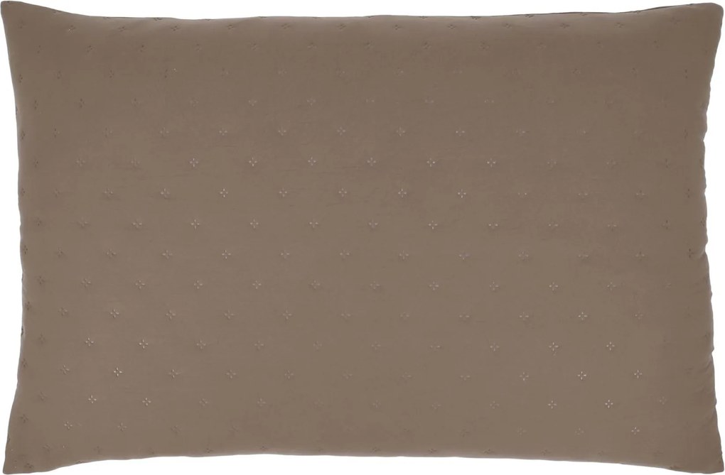 Měkký hnědý povlak na polštář Aix Soft – 90*60 cm