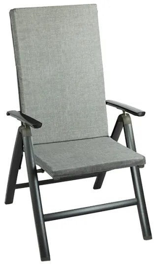 Bellatex Sedák na zahradní židli 47x115 cm Hnědá, šedá