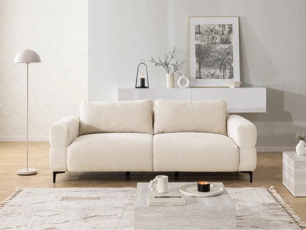 Krémová pohovka 217 cm Helio – Ropez