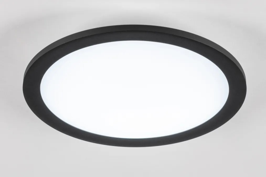 Stropní stmívatelné LED svítidlo Basic Round Black 30