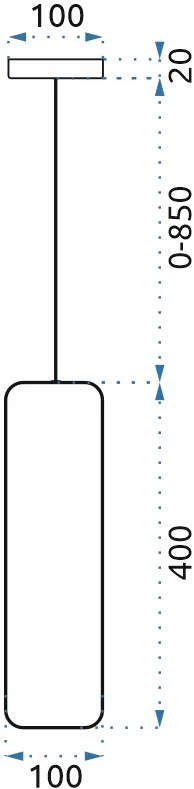 Toolight - Skleněná závěsná lampa APP665-1CP, bílá-zlatá, OSW-04661