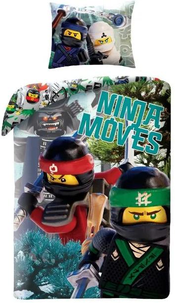 Halantex Povlečení Lego Ninjago Movie bavlna 140x200 70x90