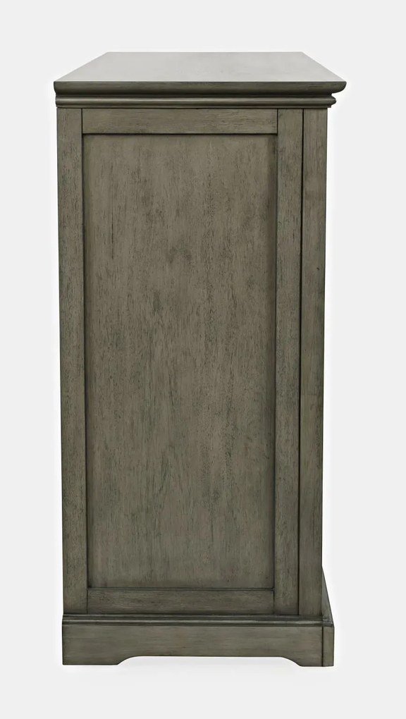 Komoda Avola 84 cm z masivu šalvějově šedá