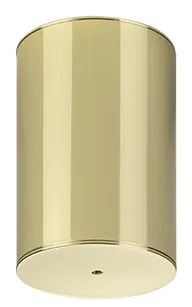 Bomma Luxusní závěsné svítidlo Lens s baldachýnem Barva: Čiré sklo, Povrch Montury: Kartáčovaná zlatá