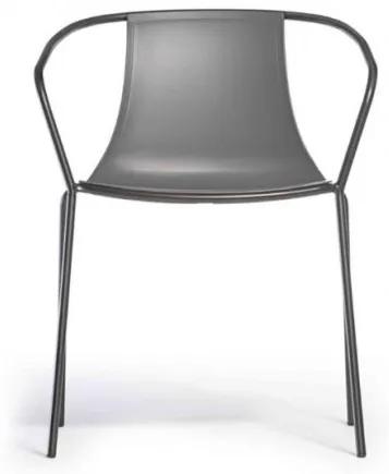 Gaber Plastová židle KASIA B Barva plastu Gaber bílá 00 Barva kostry - Gaber černá 10 186