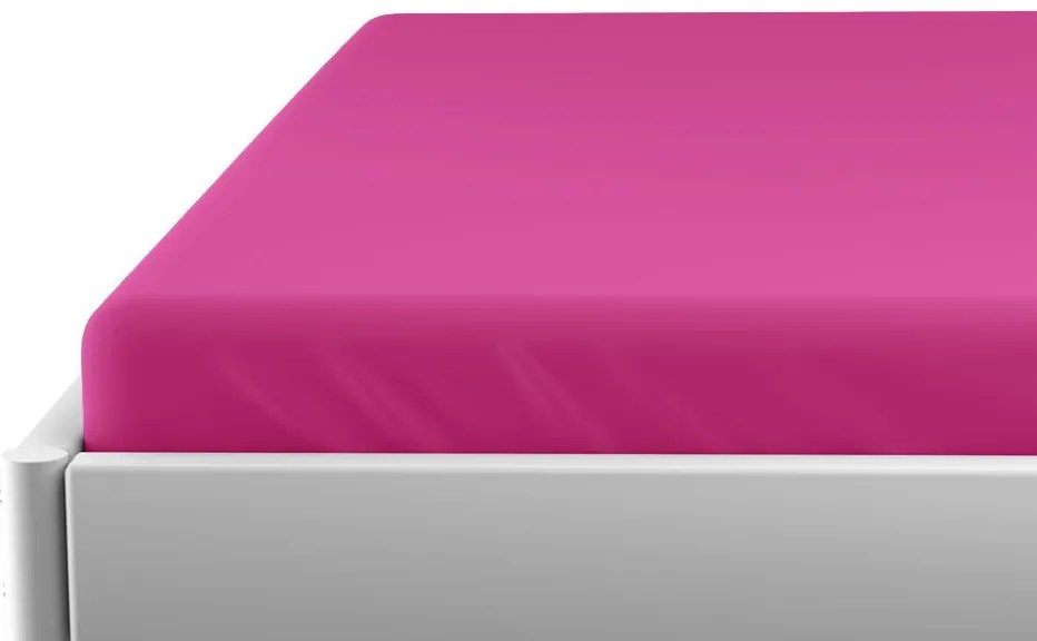 Jersey prostěradlo do dětské postýlky purpurové 70 x 140 cm