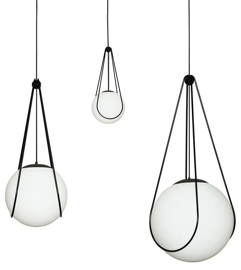 Toolight Závěsné osvětlení Modern D33 APP1792-1CP 20cm černé