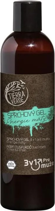 Sprchový gel 3 v 1 pro muže Energie máty 300 ml