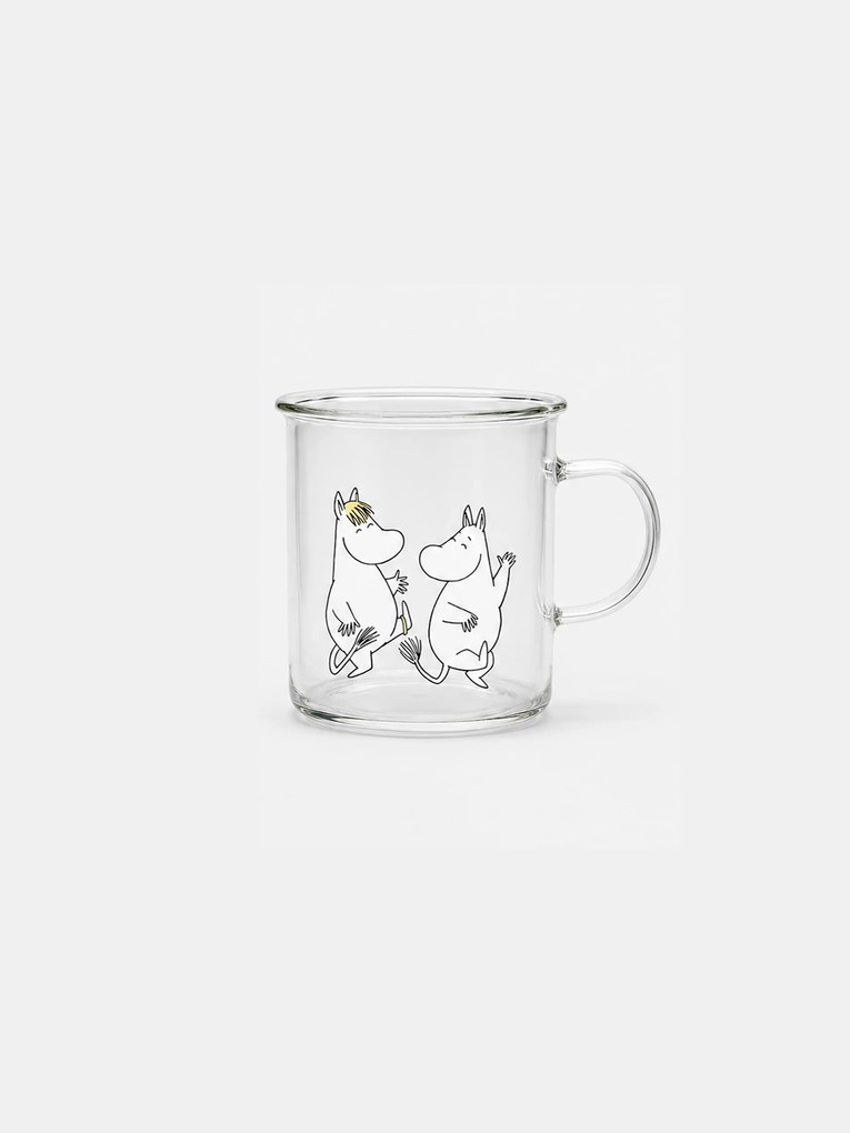 Sinsay - Skleněný hrnek s uchem The Moomins - vícebarevná