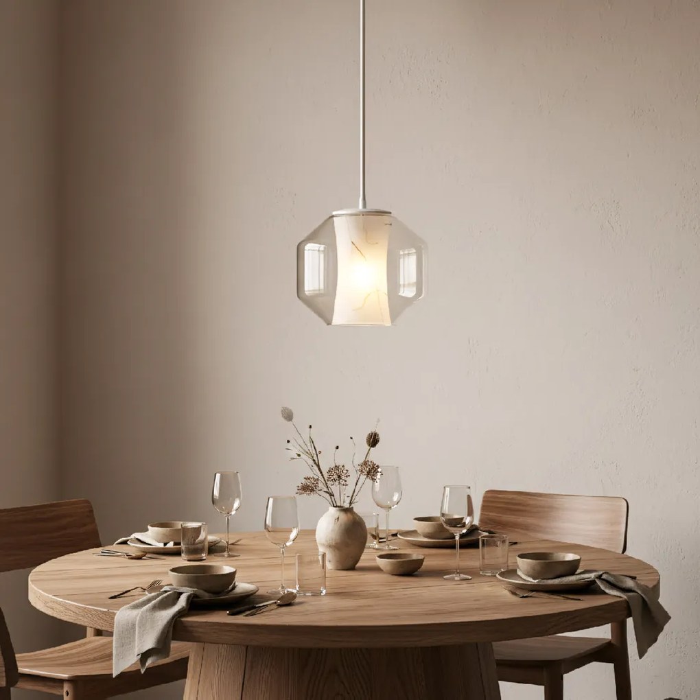 Toolight - závěsné svítidlo MARBLE E27 60W APP908-1CP, imitace mramoru, OSW-06674