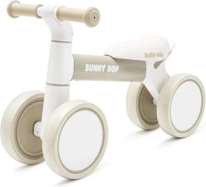 Dětské odrážedlo Baby Mix Bunny Hop Ultralight warm grey