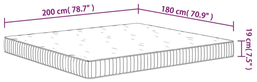 Taštičková pružinová matrace medium 180 x 200 cm