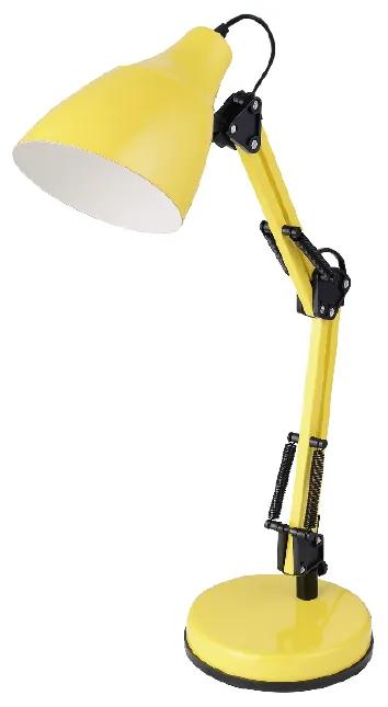 ACA DECOR Retro stolní lampa KINGSTON max. 40W/E27/230V/IP20, žlutá