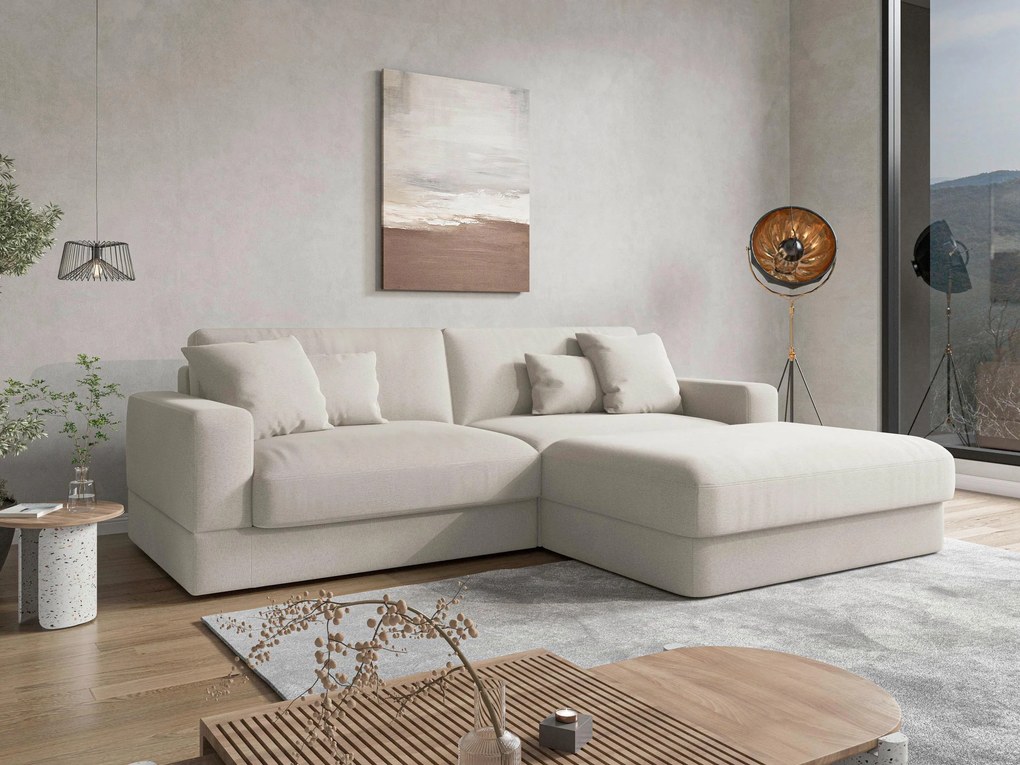 XXXLutz ROHOVÁ SEDAČKA, textil, slonovinová Sit & More - Sedací soupravy - 000144027402