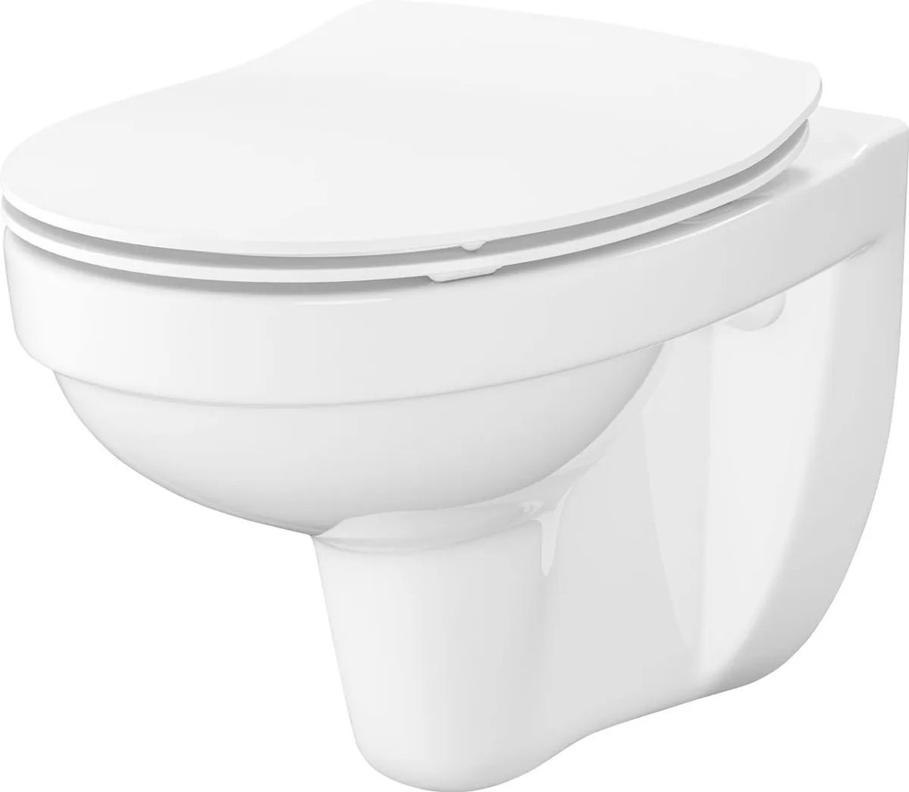 Cersanit Cersania Závěsné WC se sedátkem, 37,5 × 36 × 52 cm, bez splachovacího kruhu