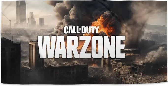 Sablio Ručník Call of Duty Warzone - město - 50x100 cm