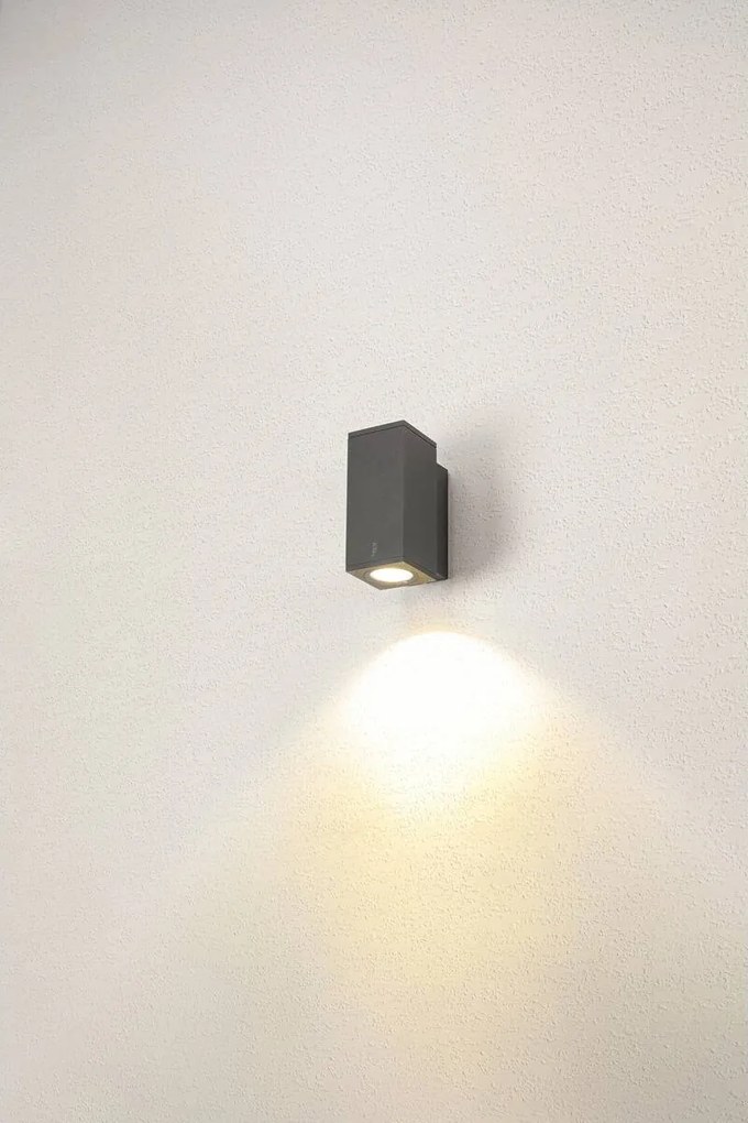 LA 1003416 ENOLA SQUARE S single Outdoor, nástěnné LED svítidlo, antracitové - BIG WHITE (SLV)
