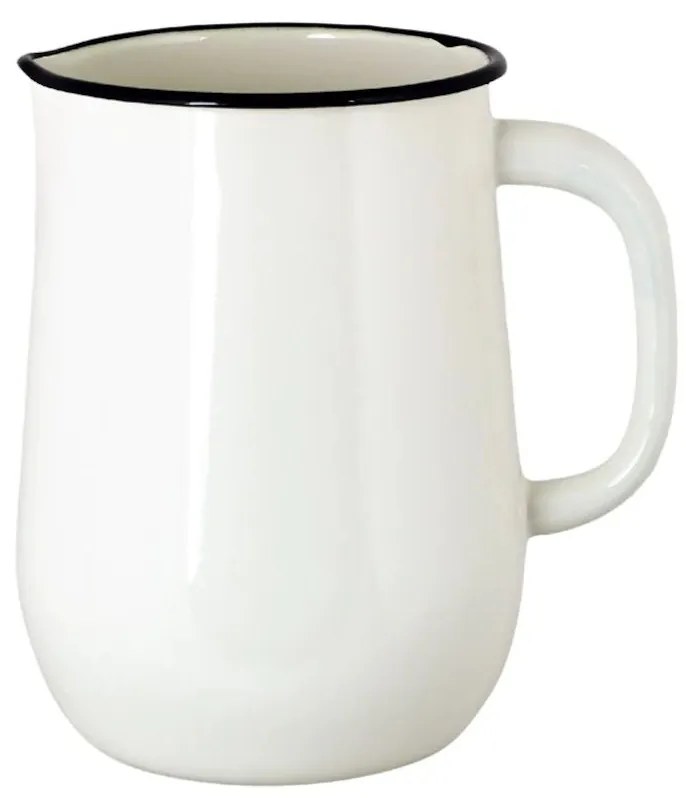 Bílý smaltovaný džbán Emil´s Enamel Offwhite - Ø 14,5*20 cm / 2,5L