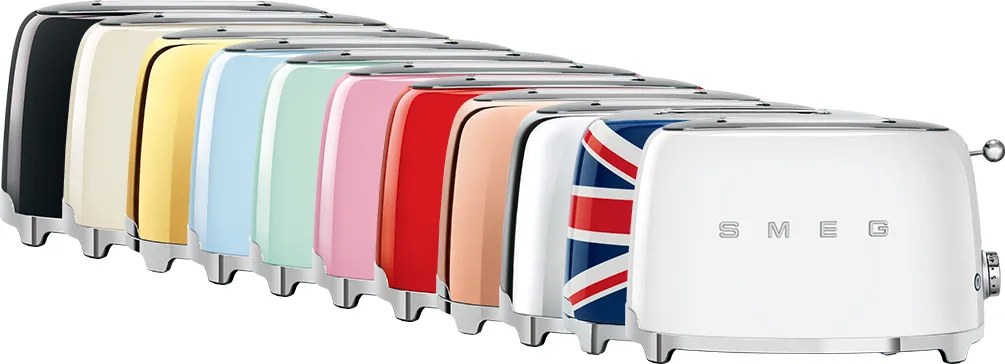 Toustovač Smeg 50´s Retro Style TSF01, 2x2, Union Jack, TSF01UJEU