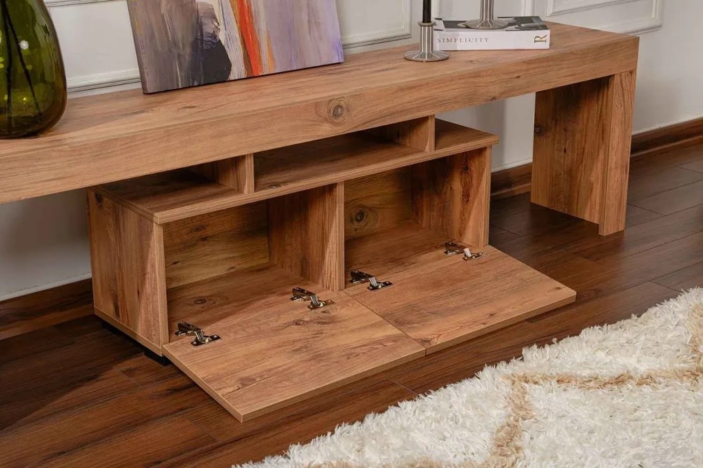 Designový TV stolek Kalina 180 cm atlantská borovice