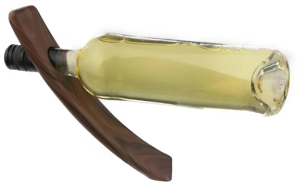 Woodlaf Dřevěný stojan na víno Valery, palisandr