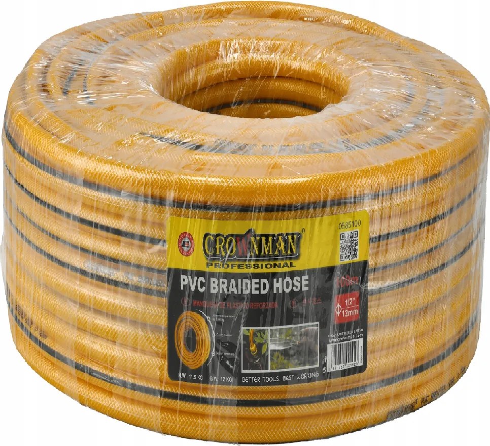 CROWNMAN Zahradní hadice 100m 1/2''