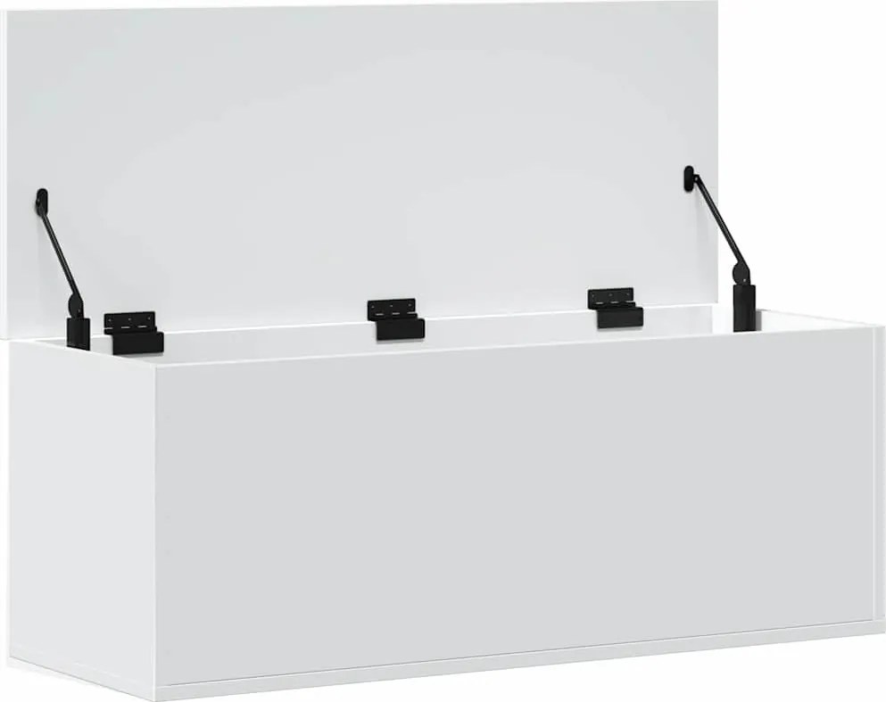 vidaXL Úložný box 90 x 35 x 35 cm kompozitní dřevo [840682] Barva: kouřový dub