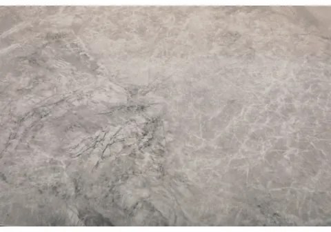 Konferenční stolek 120x60 šedý mramor nohy černý kov světle hnědá dýha AHG-281 GREY