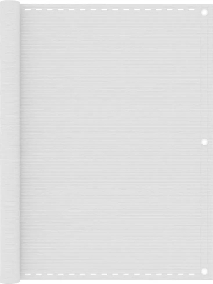 Balkonová zástěna bílá 120 x 300 cm HDPE 310868