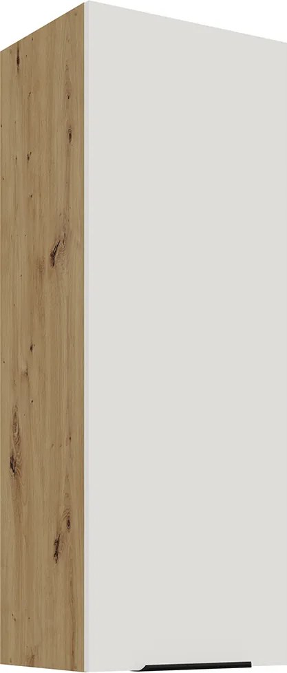 ARIA az | horní skříňka 40 G-108 1F policová | 40 cm | EXTRA VYSOKÁ | ANTI FINGERPRINT povrch | artisan/bílá