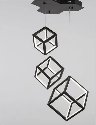 Závěsné LED svítidlo NOVA LUCE GABBIA 72W 3000K 9818231 stmívatelné Triac