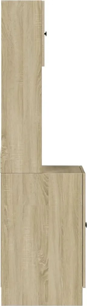 Kuchyňská skříňka dub sonoma 60 x 50 x 180 cm kompozitní dřevo 3276639