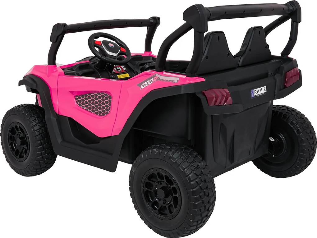 Ramiz Elektrická bugina Gravity pro děti růžová + pohon 4x4 + dálkové ovládání