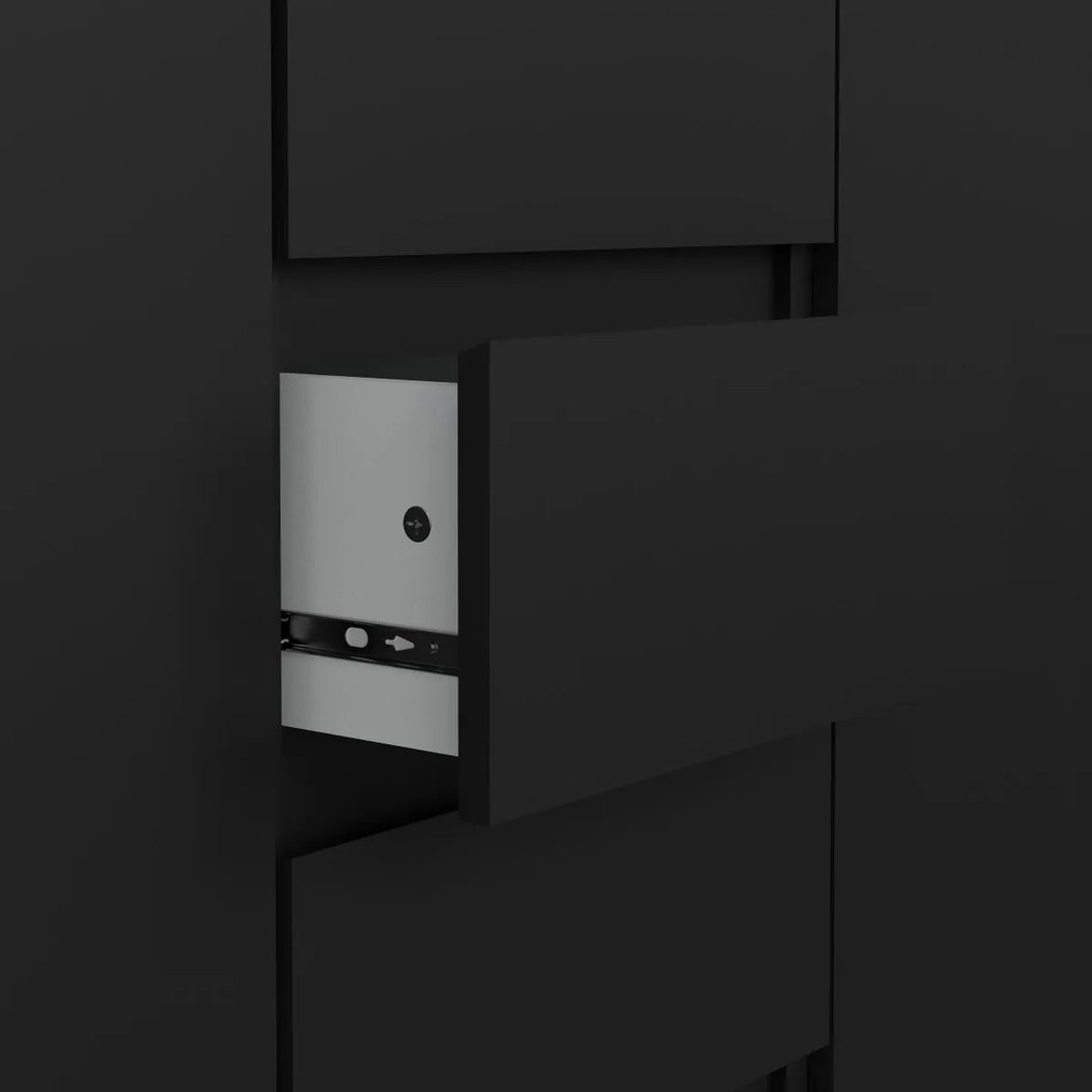 FALCO Komoda Simplicity 236 černý MAT