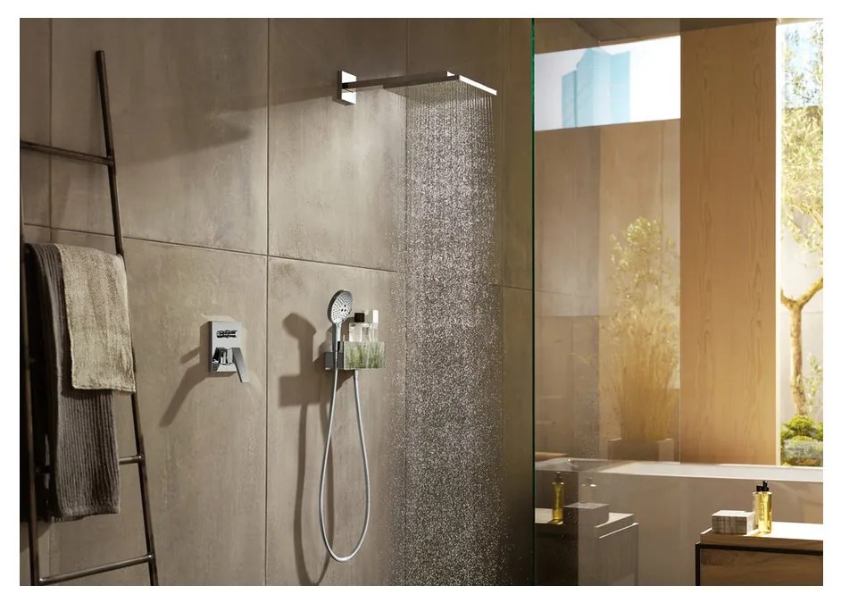 Hansgrohe Raindance E, hlavová sprcha 300 1jet se sprchovým ramenem, chromová, HAN-26238000