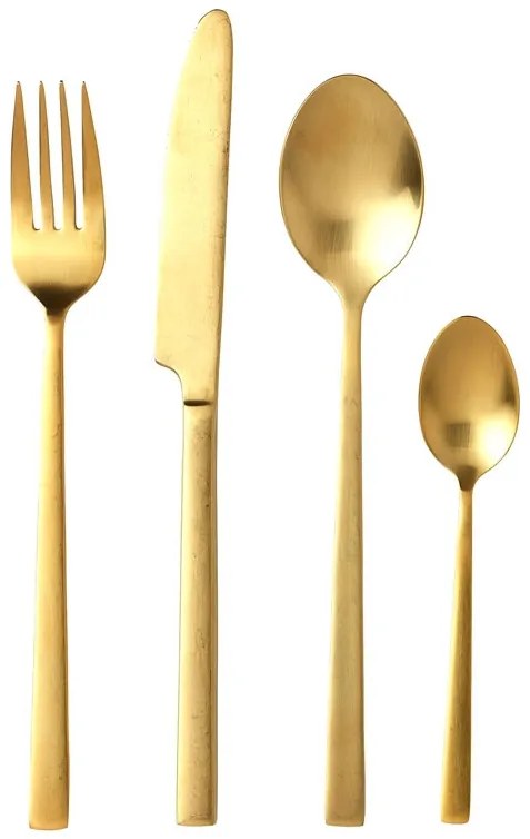 Bitz Sada příborů (16 dilná) Brass