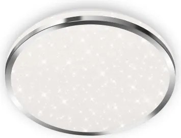 Stropní LED svítidlo hvězdné nebe BRILONER průměr 28cm 12W IP44 chrom 3403018