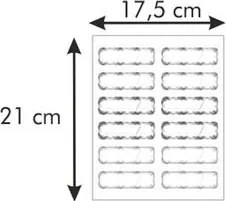 TESCOMA Nálepka na sklenice DELLA CASA, 24 ks