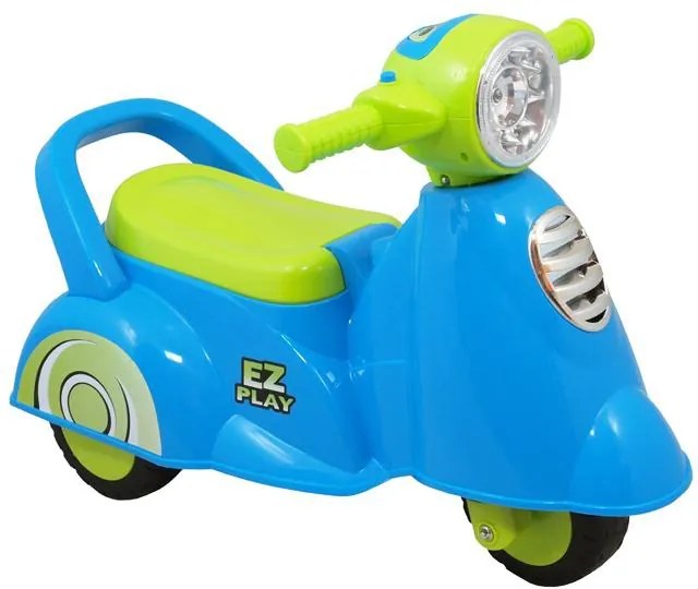 Dětské odrážedlo motorka se zvukem Baby Mix Scooter modré