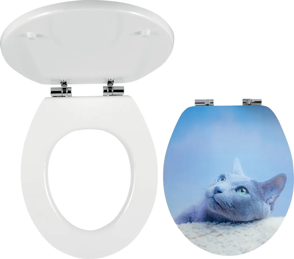 Novaservis - WC sedátko, MDF s potiskem, panty kov-chrom, WC/SOFT3D