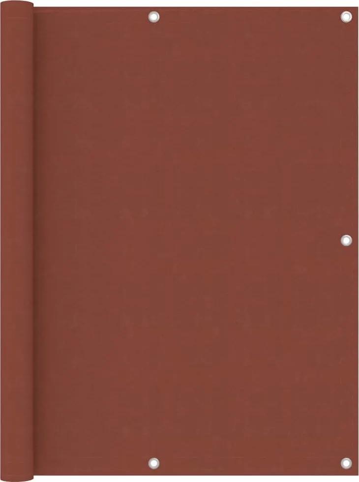 vidaXL Balkónová zástěna 120 x 300 cm oxfordská látka [134956] Barva: Červená