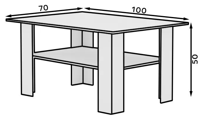 Konferenční stolek BENTE